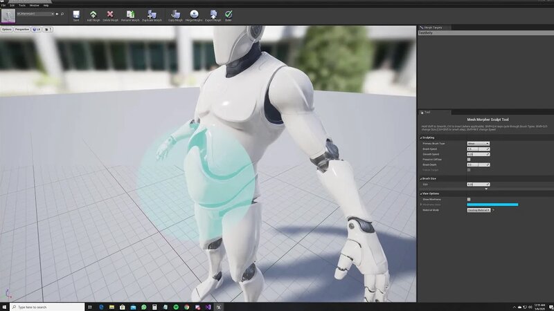 (Tutorial) Unreal Engine Mesh Morpher - Export Morph Target to Static ...