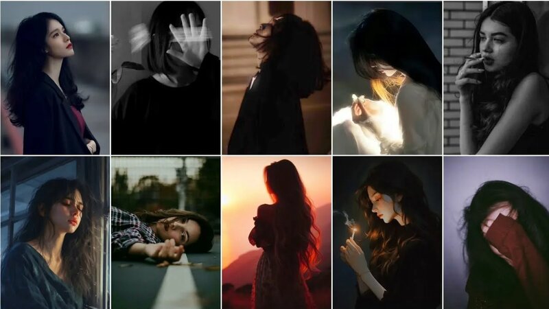 Depression dp images for girls | Sad Girl dp/photo/pics/images/dpz/dps ...