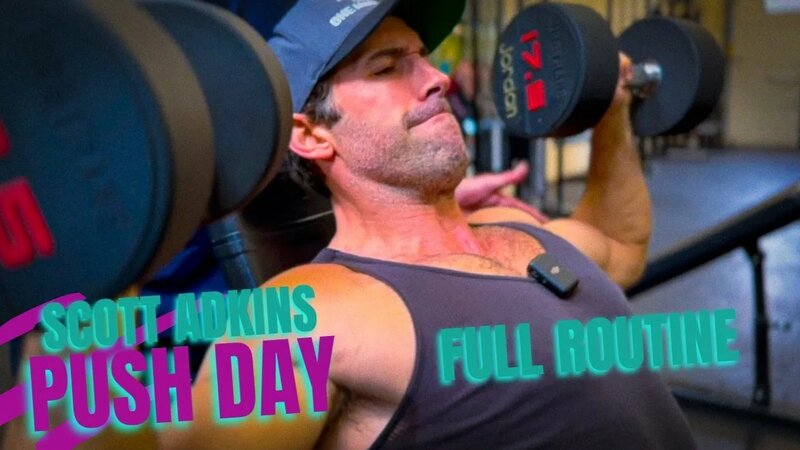 Training Scott Adkins - Push Day with Bryan Norbury at Legends Gym ...