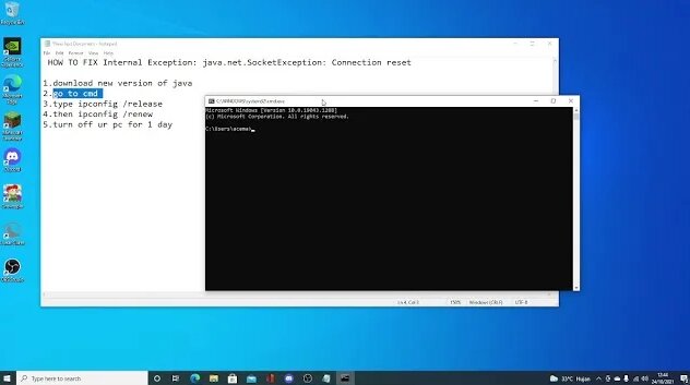 HOW TO FIX Internal Exception: java.net.SocketException: Connection ...