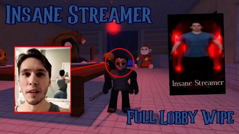 NEW Slasher (Jason) "Insane Streamer" (Jerma985) Skin FULL Lobby WIPE ...