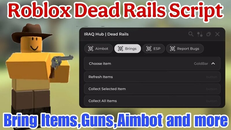 Roblox Dead Rails Script | Bring Items, Gun, Aimbot, Auto End, ESP ...