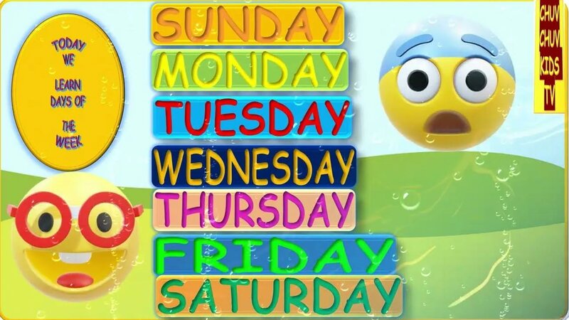Days of week | sunday | monday | tuesday | wednesday | thursday ...