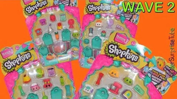 Shopkins Season 3 Wave 2 12 Packs Opening Ultra RARE Шопкинс Сезон 3 ...