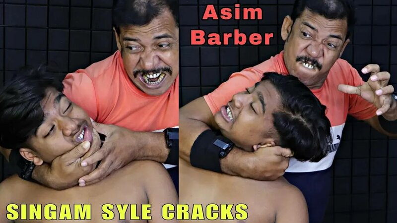 Singam Style Body Cracks by Asim Barber _ASMR - Смотреть онлайн в ...