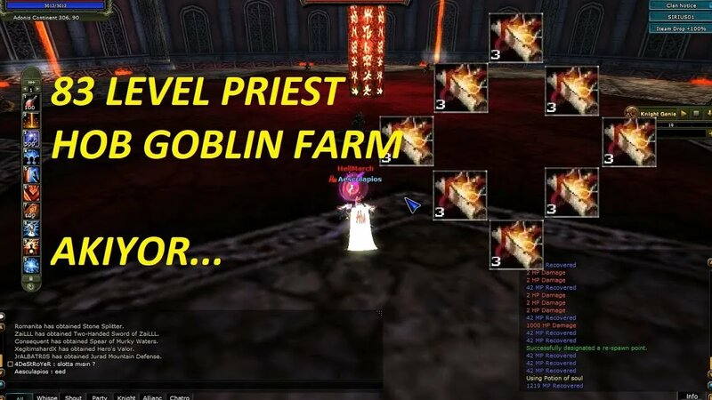 Hob Goblin Farm (Delos) Knight Online Farm 2019 - 83 lvl BP - Yandex ...