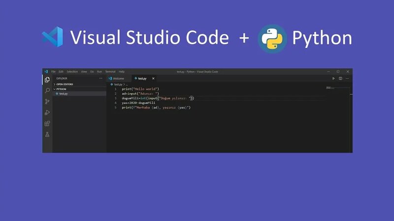 Python Kurulumu ve Visual Studio Code İle Kullanımı - Смотреть онлайн в ...