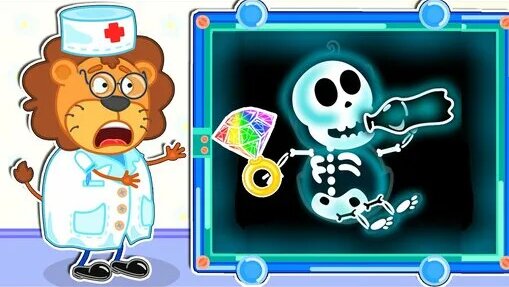 Wash Wash Wash Your Hands. X-rays Lion Family | Cartoon for Kids ...
