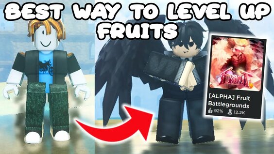 Best Way To Level Up Fruits In [Alpha] Fruit Battlegrounds ! - Смотреть ...