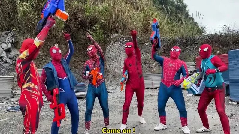 Top New Pro 7 Spider-MAN in 1 House...?? || Hey All SuperHero , Go To ...