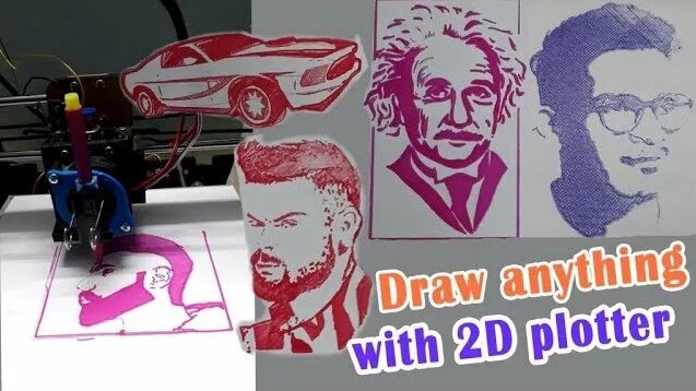 Draw with your 3d printer | 2D plotter at home | DIY | Convert 3d ...