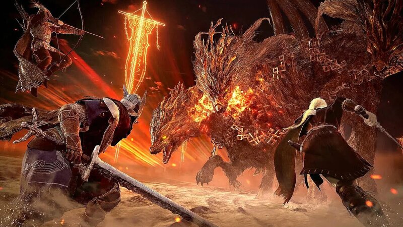 Elden Ring Nightreign - Gladius, Beast of Night Boss Fight (4K 60fps ...