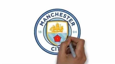 How to draw manchester city logo