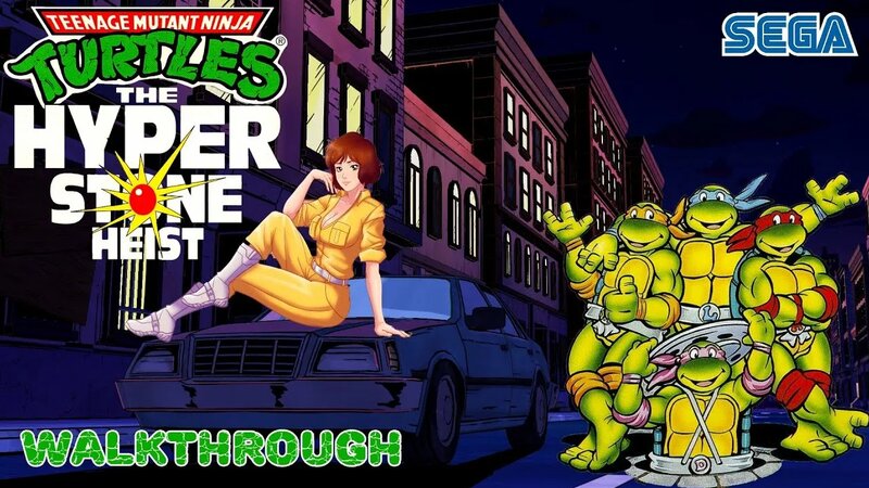 Teenage Mutant Ninja Turtles The Hyperstone Heist. Прохождение. Сега ...