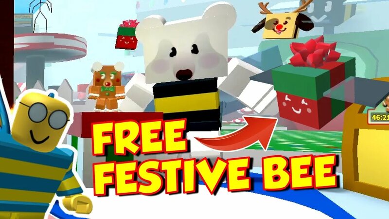 How to Claim Your FREE Festive BEE in Bee Swarm Simulator | Beesmas ...
