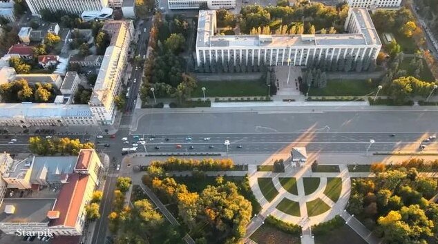 Aerial drone view of Chisinau, Moldova - Watch online in Yandex video ...