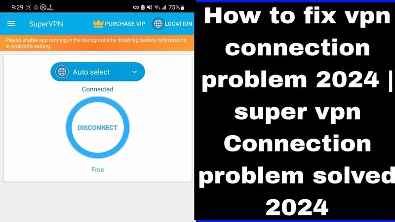 How to fix vpn connection problem 2024 | super vpn Connection problem ...