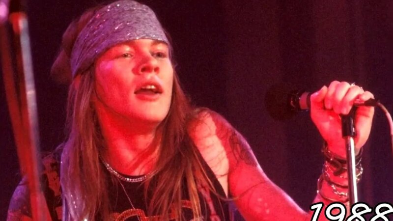 Axl Rose Transformation Through the Years (1976-2020) Evolution ...