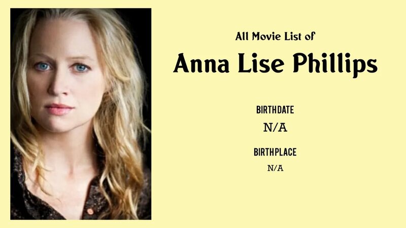 Anna Lise Phillips Movies list Anna Lise Phillips| Filmography of Anna ...
