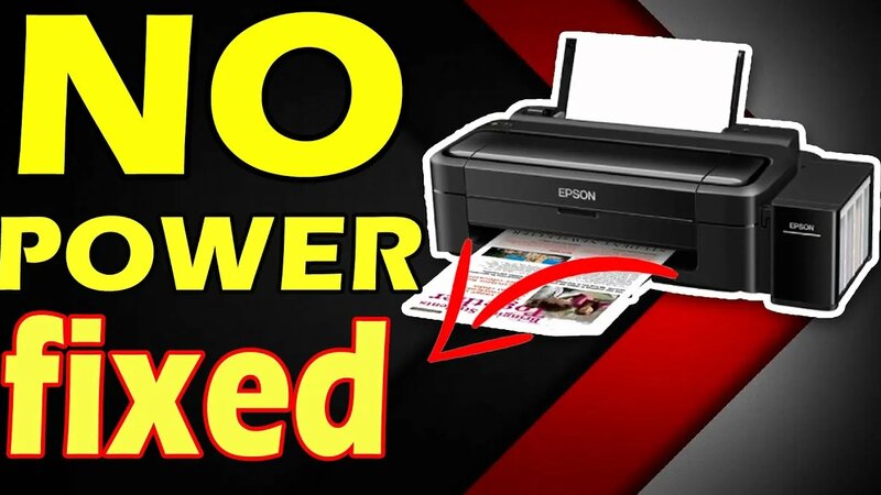 Epson no power ! epson printer not power on ! epson l130 printer power ...