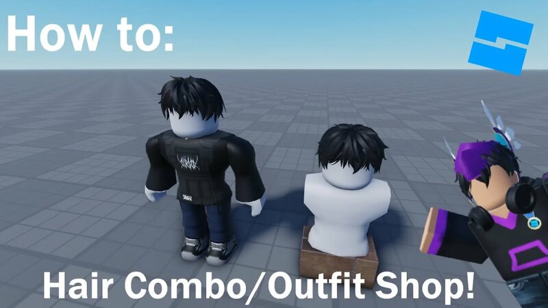 How to make a Hair Combo/Outfit Shop in Roblox Studio! (FREE Robux ...