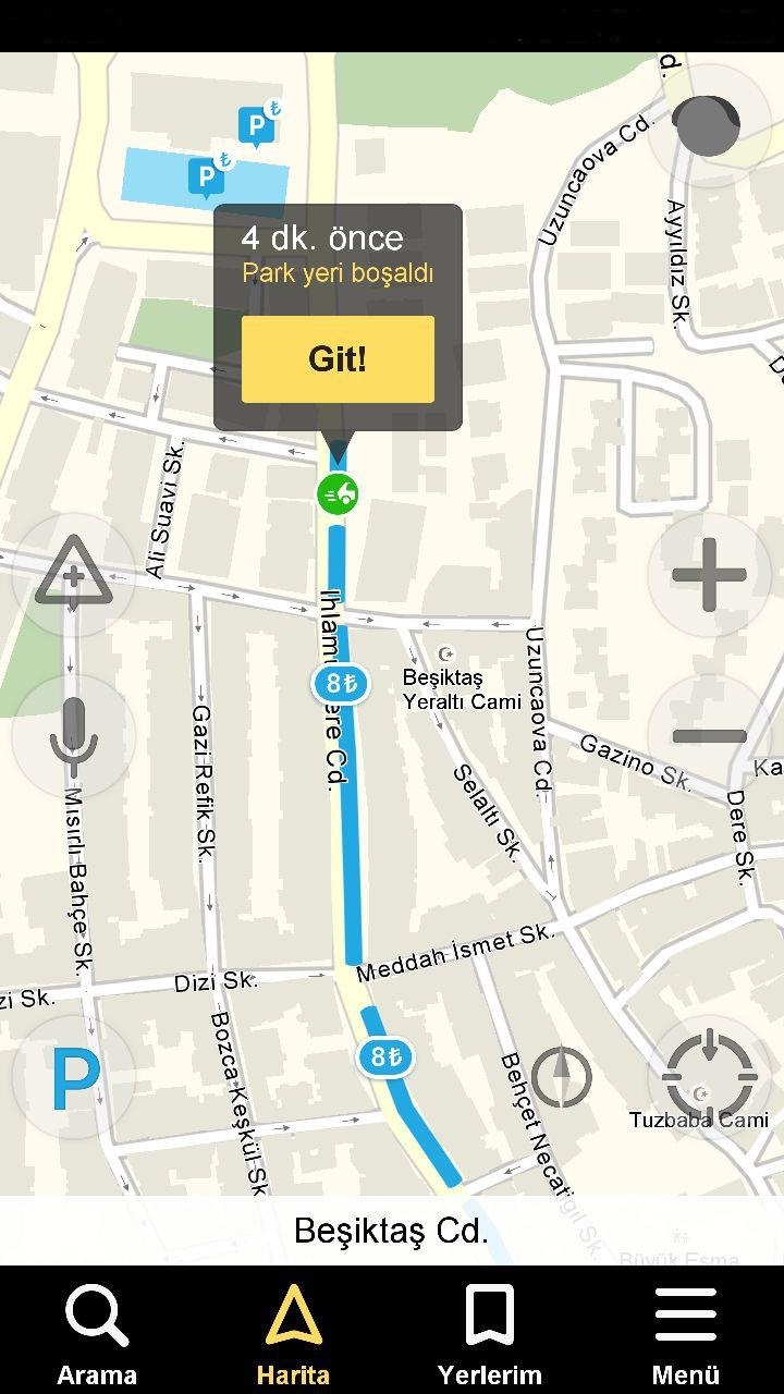Yandex Navigasyon Bir İlki Gerçekleştirerek Boş Park Yerlerini ...
