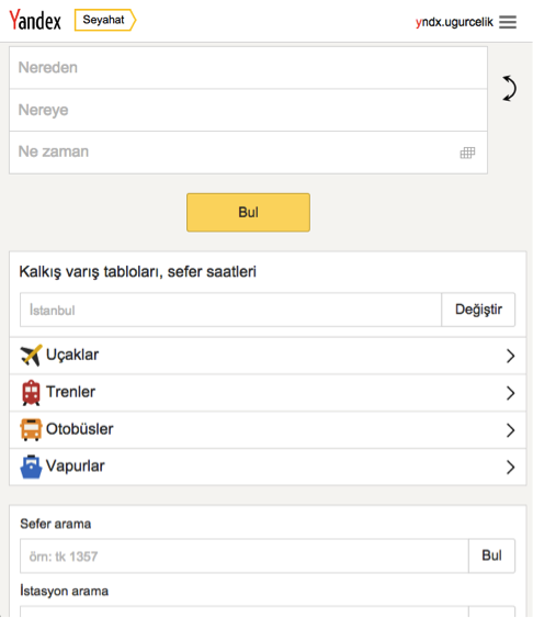 Konu: "Uygulama", blog: Yandex.Türkiye Resmi Blogu