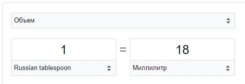 «Сколько мл жидкости в 1 столовой ложке?» — Яндекс Кью