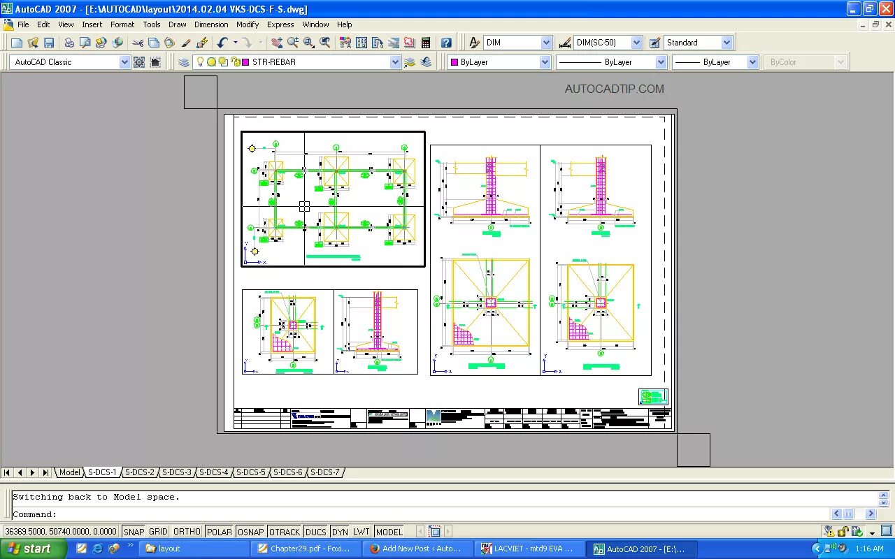 Шаблоны autocad
