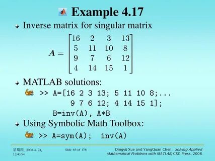 inverse of a matrix matlab: Yandex Görsel'de 1 bin görsel bulundu