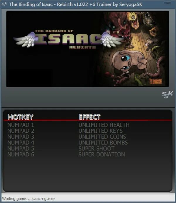 Isaac cheat sheet
