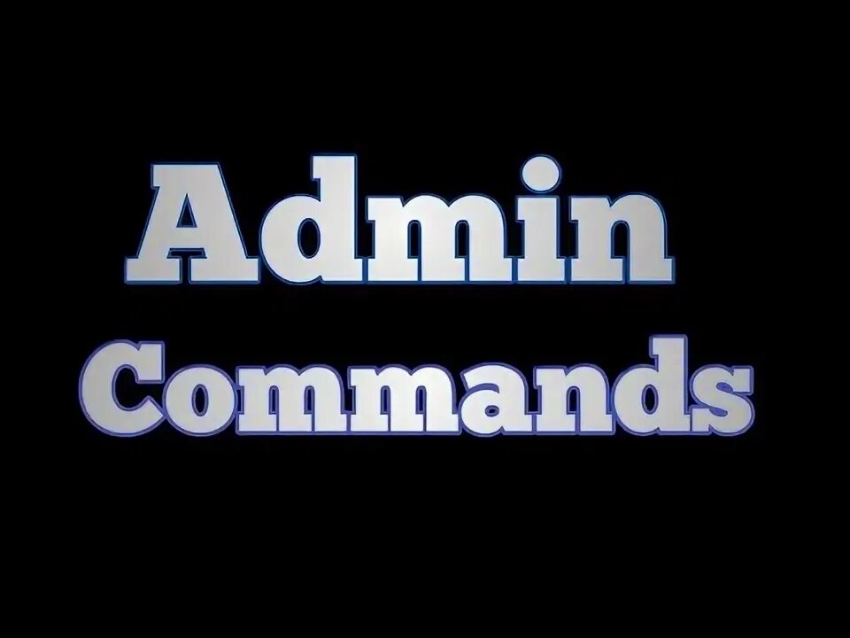 Admin commands | SlovarikSlov.ru