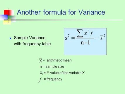 variance formula: 2 тыс изображений найдено в Яндекс Картинках