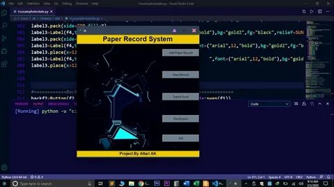 Python Mini Project with tkinter Sqlite3 Pandas and Xlsxwriter with Source Code - EroFound