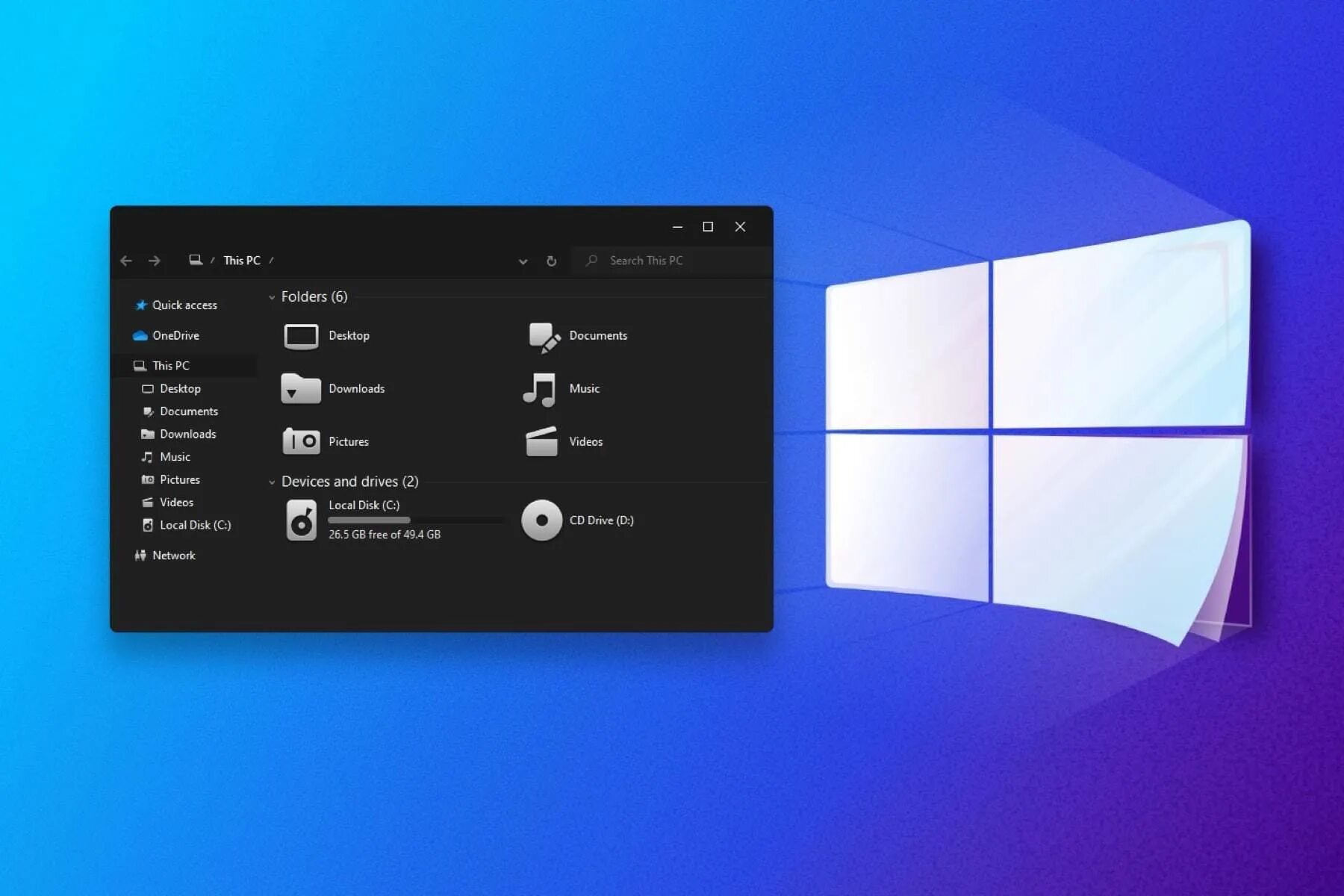 Windows 11 Dark Theme