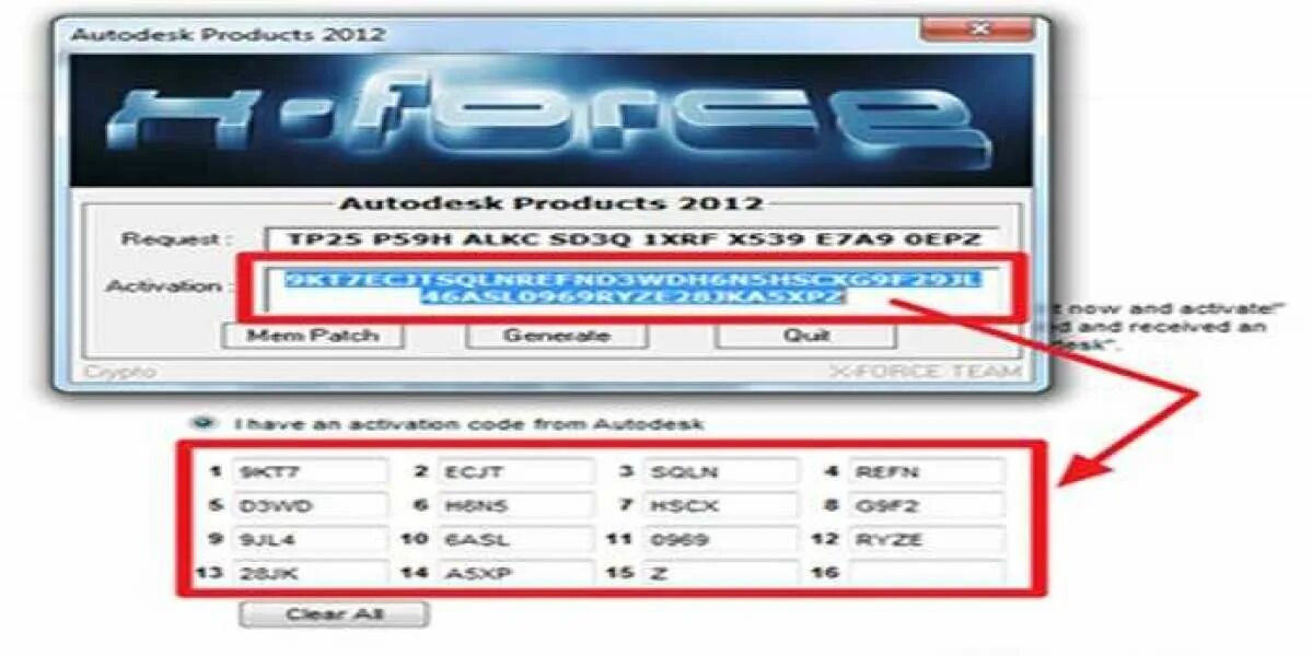 Xforce keygen autocad