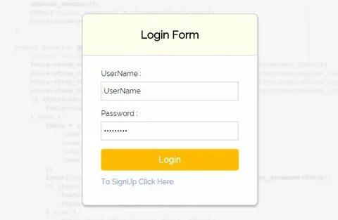 CodeIgniter Simple Login Form With Sessions Login form, Login, Form ...