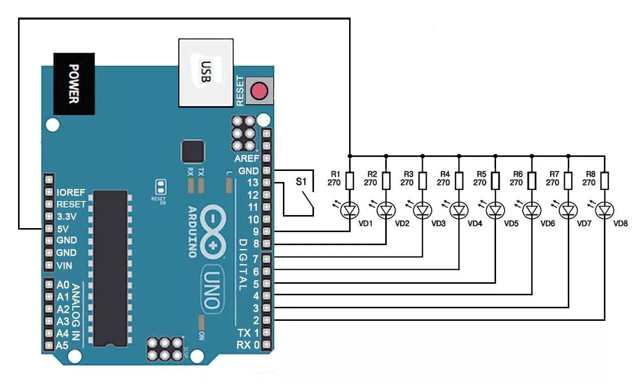 Arduino Uno схема