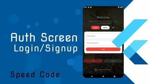 How To Make Login Screen In Flutter Speed Code Youtube - Elleroberts - EroFound