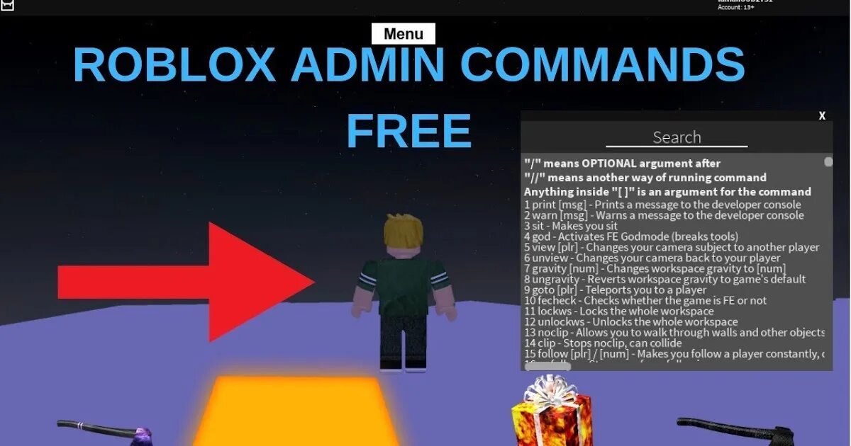 Admin command roblox script | SlovarikSlov.ru