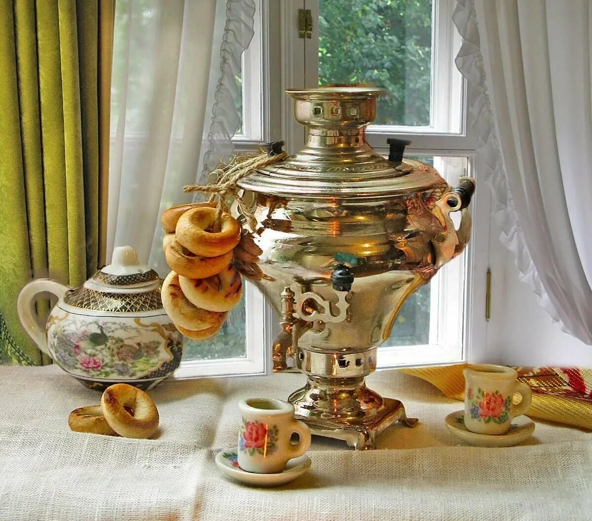 Самовар чай картинки