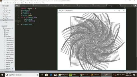 Circular Sprials Amazing Design Using Python Turtle 🐢 Python Coding Pythonshorts - EroFound