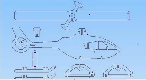 Вертолет из фанеры чертежи