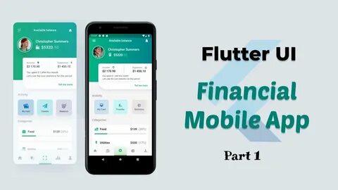 Flutter Financial App UI Speed Code - Part 1 - YouTube - EroFound