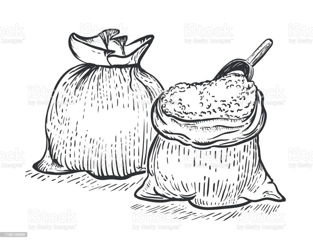 Мешок муки рисунок (большое количество фото) - drawpics.ru