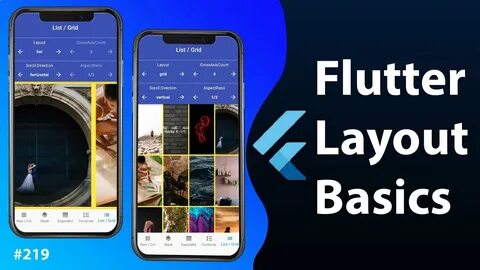 Flutter Layout Basics: Row, Column, Stack, Expanded, Container, ListView, GridVi - EroFound