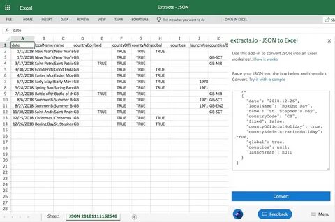 convert excel to json: Yandex Görsel'de 1 bin görsel bulundu