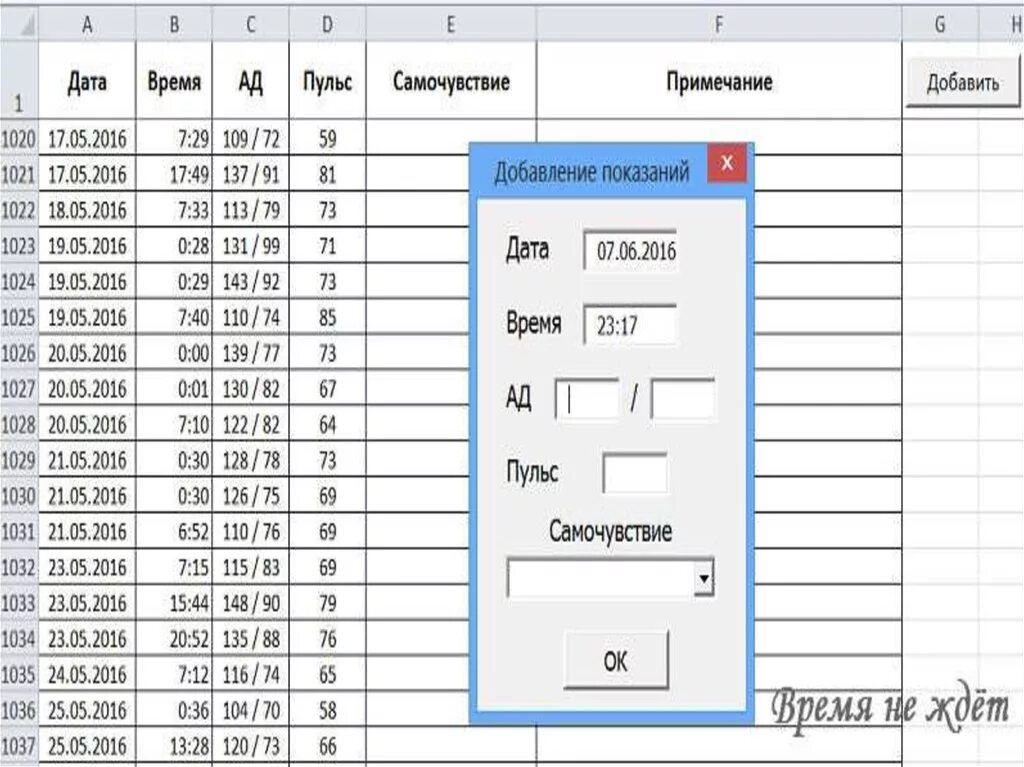 Давление таблица распечатать