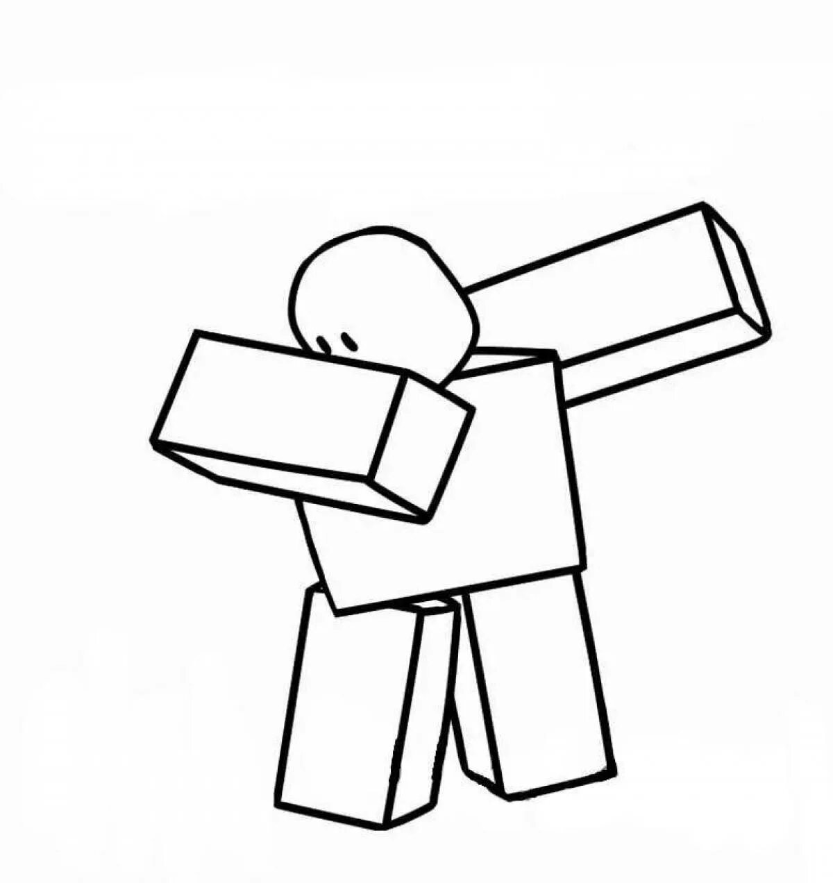 Roblox раскраски
