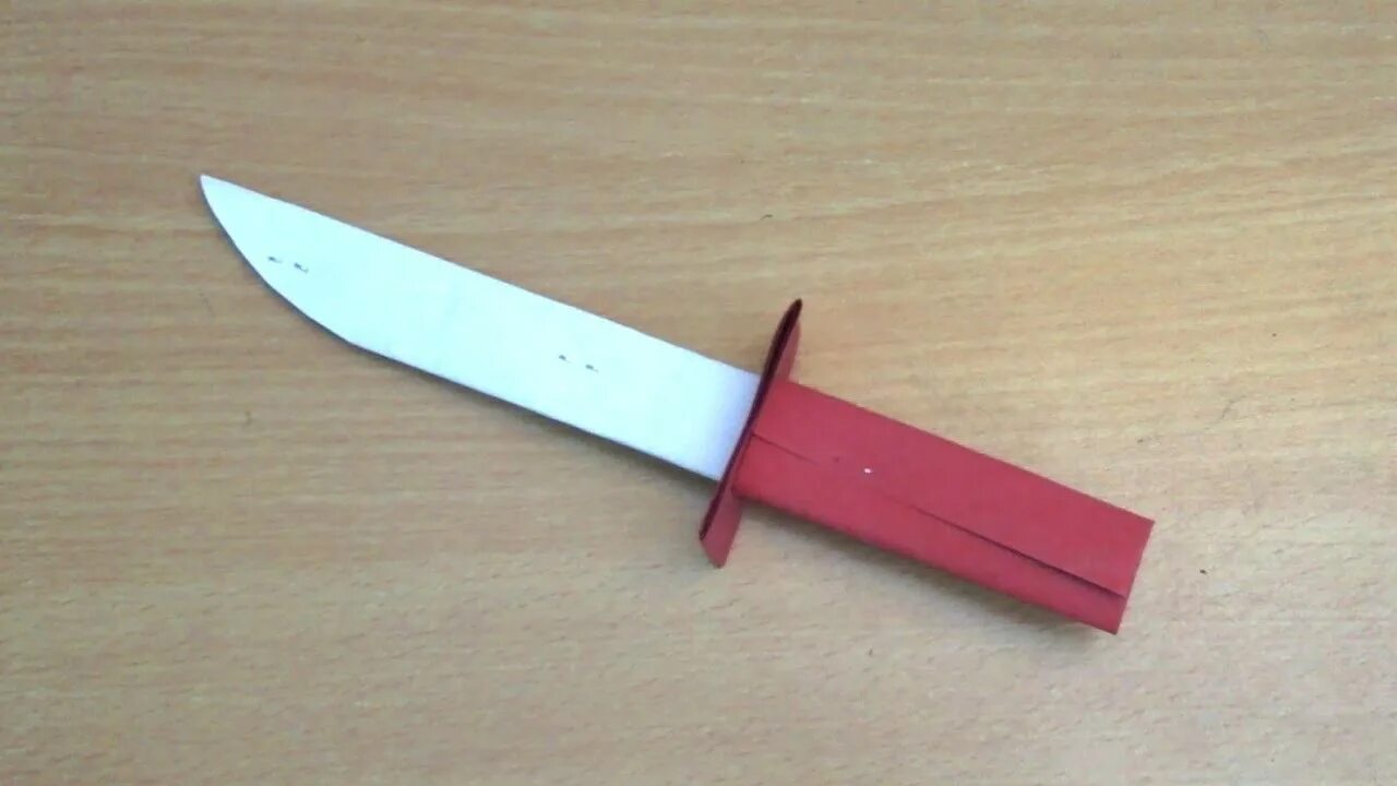 Как сделать ножи из стандофф из бумаги